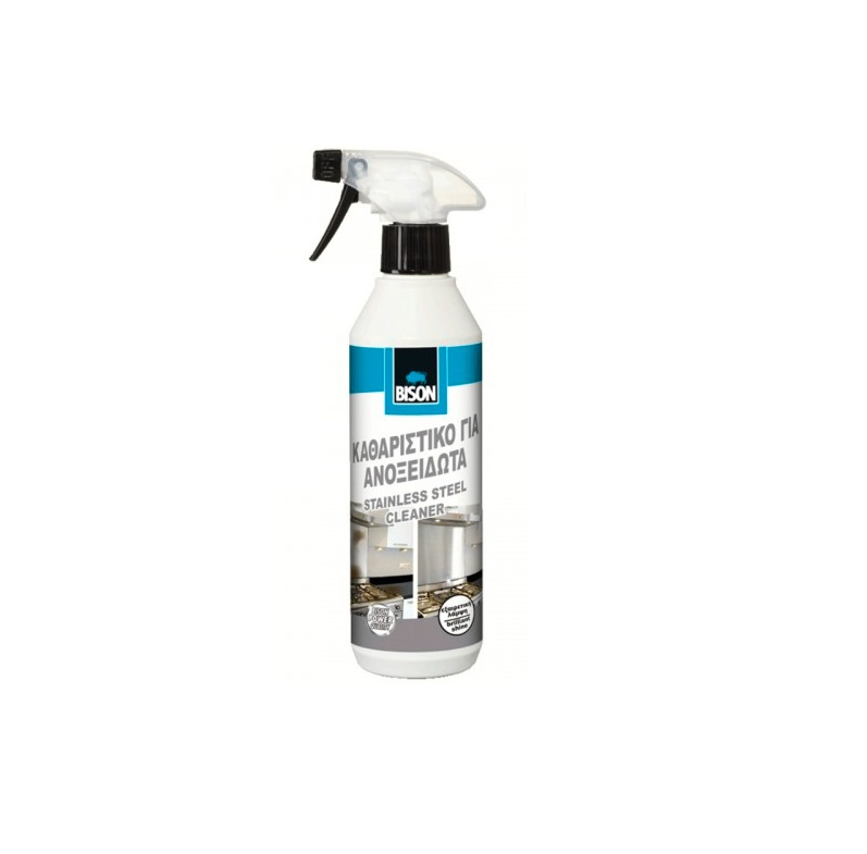 ΚΑΘΑΡΙΣΤΙΚΟ ΓΙΑ ΑΝΟΞΕΙΔΩΤΕΣ ΕΠΙΦΑΝΕΙΕΣ 500ML BISON - SKmetal